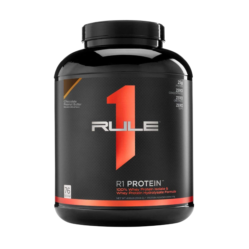 Rule1 Protein 5lbs - 100% Whey Isolate & Hydolyzed Chính Hãng