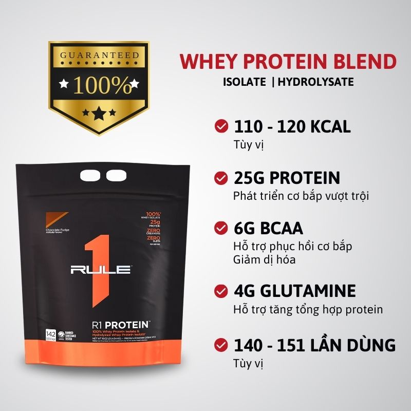 Rule1 Protein 10lbs - Chính Hãng, Giá Tốt 2024