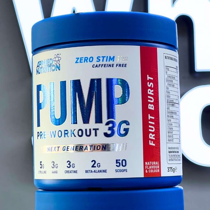 Applied Nutrition PUMP 3G Pre-Workout Zero Stim 25 Serving