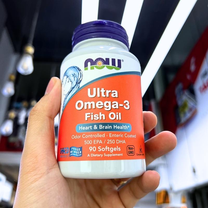 Now Ultra Omega-3 Fish Oil 90 Viên Siêu Đậm Đặc