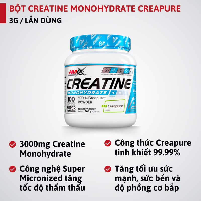 Amix Creatine Monohydrate Creapure - 300g