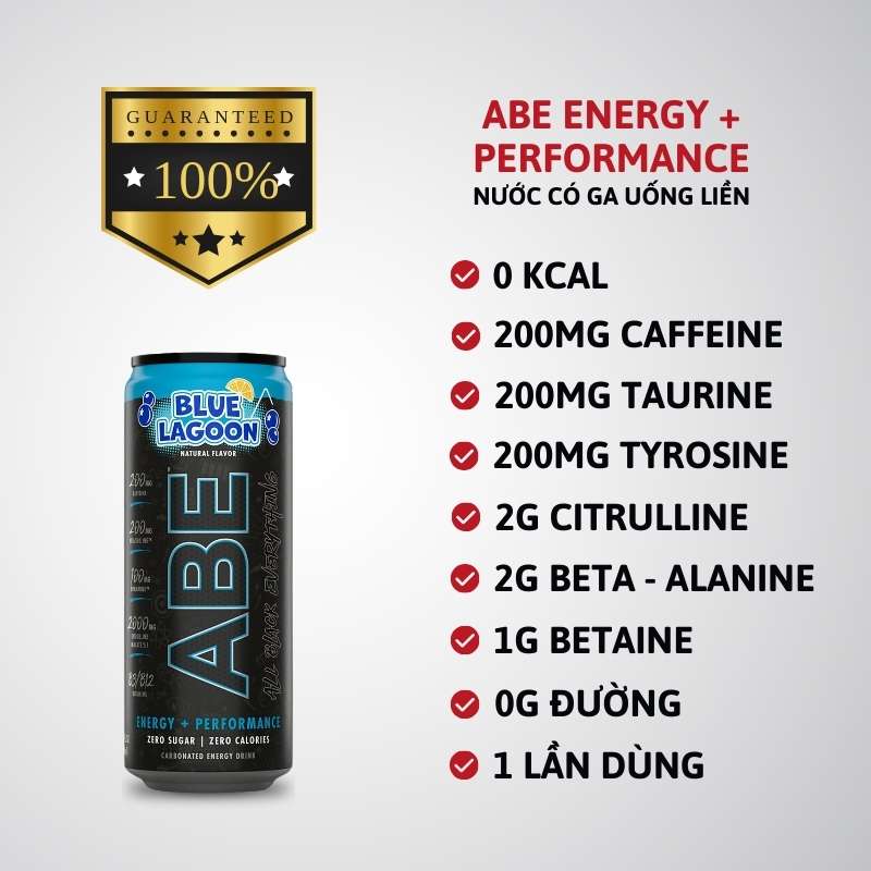 ABE Energy + Performance 330ml - Giá Tốt 2024