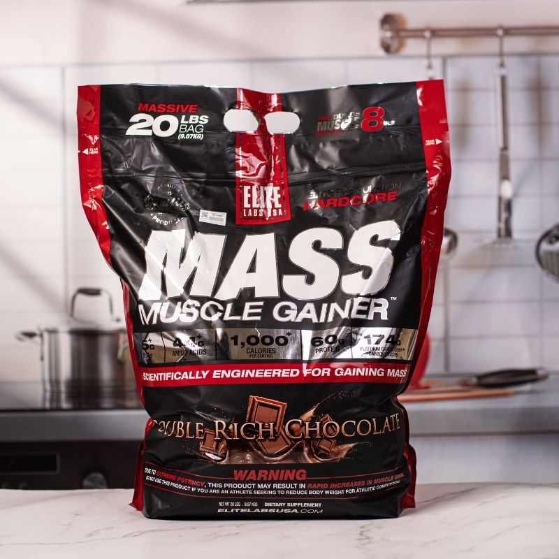 Elite Labs USA Mass Muscle Gainer 20lbs - Tâng Cân Nạc Giá Tốt